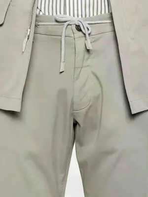 Eleventy Drawstring Trousers - Neutrals