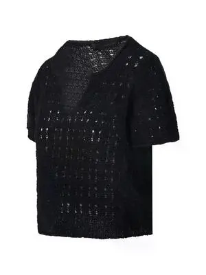FABRIZIO DEL CARLO V-neck Knit Top