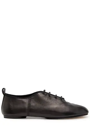 MAISON MARGIELA Tabi Lace-up Leather Ballet Flats