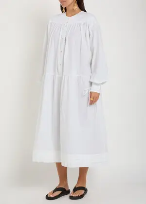 LES VACANCES D'IRINA Calla Cotton Midi Dress