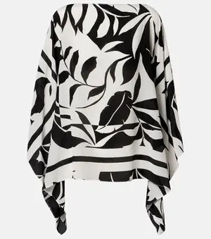 Max Mara Ambuto Printed Silk Blouse Multicoloured