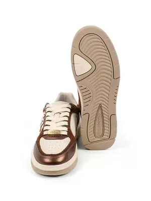 Karl Lagerfeld Logo Detail Suede Sneakers - Brown