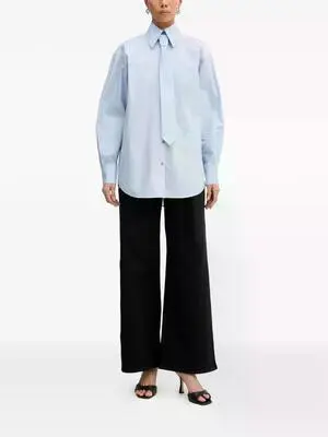 Karl Lagerfeld Tie Buttoned Shirt