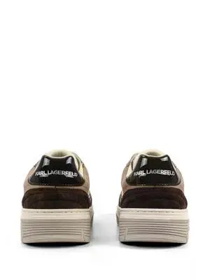 Karl Lagerfeld Logo-patch Panelled Sneakers - Brown