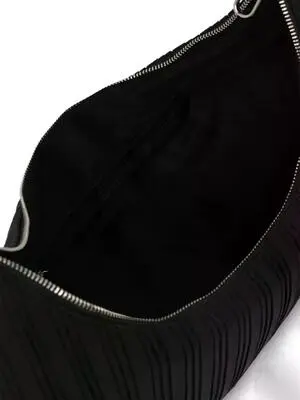 Karl Lagerfeld Pleated Zip Shoulder Bag