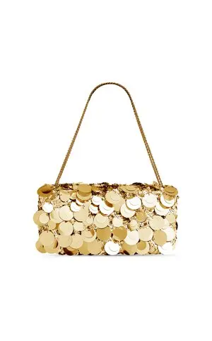 Rabanne Paillette Shoulder Bag - Gold