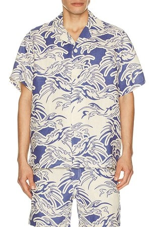 Oas Rouge Cuba Shirt - Blue