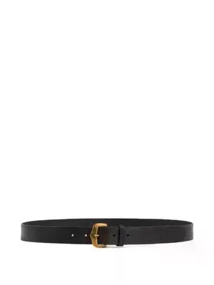 Dsquared2 DSQUARED2 Buckle-Detail Textured Leather Belt Black
