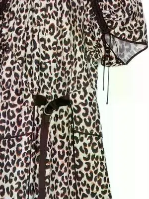 3.1 Phillip Lim Animal-print Belted Dress - Neutrals