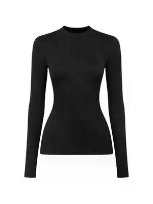 Wardrobe.NYC Ribbed Knit Long-sleeve Top