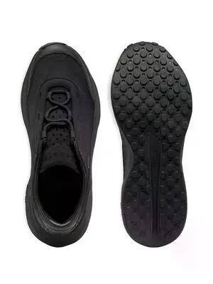 Lacoste Neo Perforated Design Lace-up Low Top Sneakers - Black