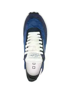 D.a.t.e. Panelled Lace-up Sneakers - Blue