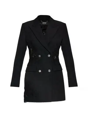 Versace Lace Double-breasted Blazer