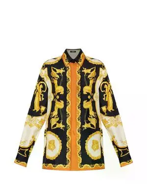 Versace All-over Print Button-up Shirt