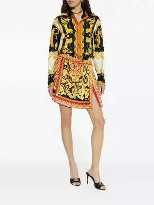 Versace All-over Print Button-up Shirt