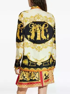 Versace All-over Print Button-up Shirt