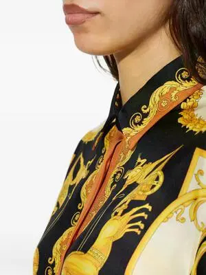 Versace All-over Print Button-up Shirt