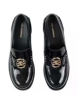 Karl Lagerfeld Emblem Detail Loafers