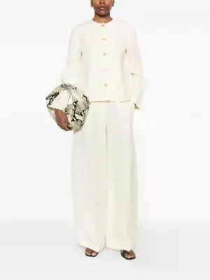 Liviana Conti Buttoned Jacket - Neutrals