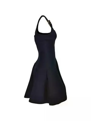 Versace Flared Dress - Black