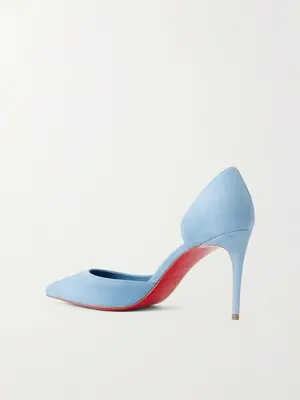 CHRISTIAN LOUBOUTIN Iriza 85 Suede Pumps