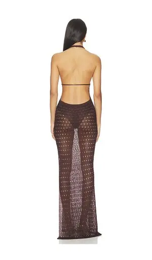 Superdown Antonella Maxi Dress - Brown