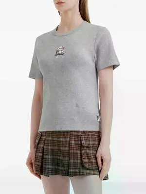 CHOCOOLATE Embroidered Logo T-shirt - Grey