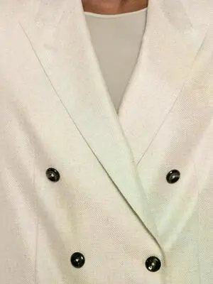 Tagliatore Double-breasted Flap-pocket Blazer - Neutrals