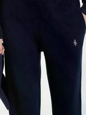 SPORTY & RICH Elasticated Waist Wide Leg Trousers