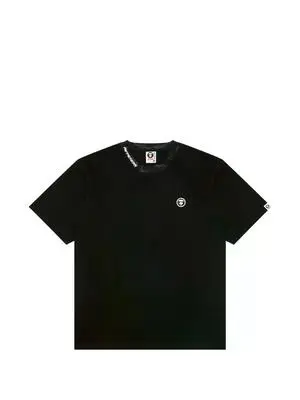 AAPE BY *A BATHING APE Round-neck Short-sleeve T-shirt - Black