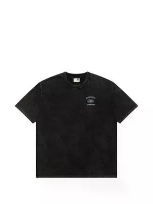 AAPE BY *A BATHING APE Embroidered Short-sleeve T-shirt - Black