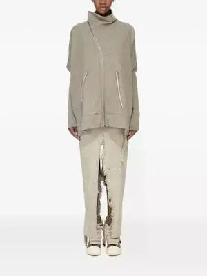 Rick Owens Distressed Skirt - Neutrals