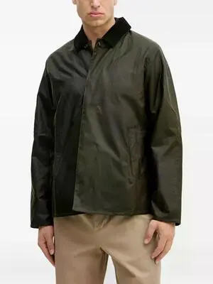 Barbour Lorden Corduroy-collar Short Jacket - Green