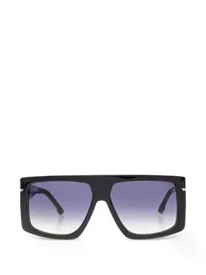 Victoria Beckham Geometric-frame Sunglasses - Black