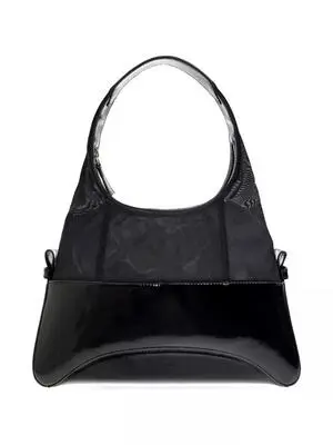 IRO PARIS Mesh Leather Tote Bag - Black