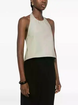 Wardrobe.NYC Paneled Backless Cropped Top - Neutrals