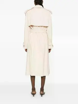 Wardrobe.NYC Belted Double-breasted Trench Coat