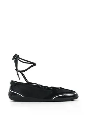 Karl Lagerfeld Altia Ballet Flats - Black