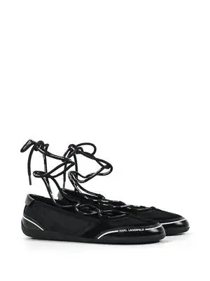 Karl Lagerfeld Altia Ballet Flats - Black