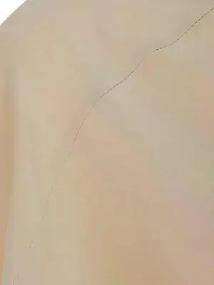GIANLUCA CAPANNOLO Stand-collar Top With Three-quarter Sleeves