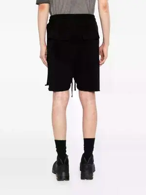 THOM KROM Elasticated Waist Shorts With Side Slits