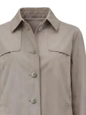Herno Buttoned Trench Coat - Neutrals