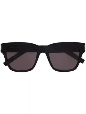 Saint Laurent Rectangle-frame Sunglasses - Black