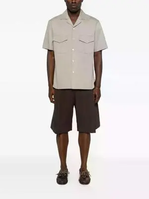 Eleventy Patch Pocket Shirt - Grey