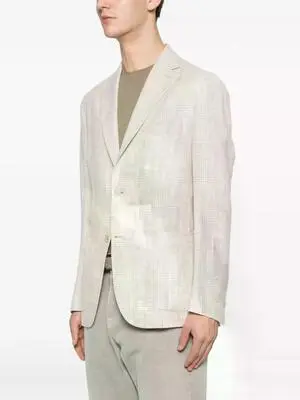 Eleventy Single Breasted Soft Jacket - Neutrals