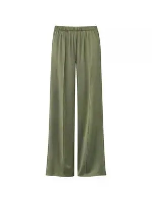 SEMICOUTURE Elasticated-Waistband Trousers Green