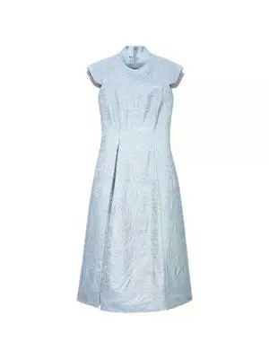 Shanghai Tang Sequin Geometric Dress