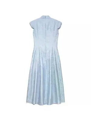 Shanghai Tang Sequin Geometric Dress