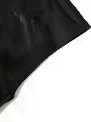 Shanghai Tang Gathered Detail Blouse - Black