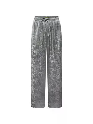 Shanghai Tang Patterned Tang Pyjama Set - Grey